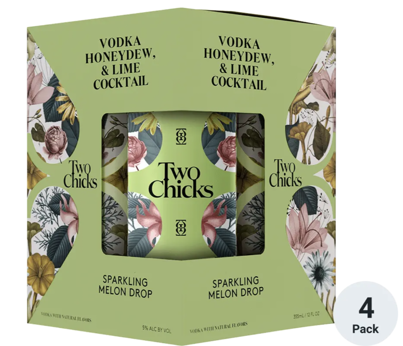 Two Chicks Canned Cocktails Two Chicks Melon Drop Canned Cocktail 4 can ...