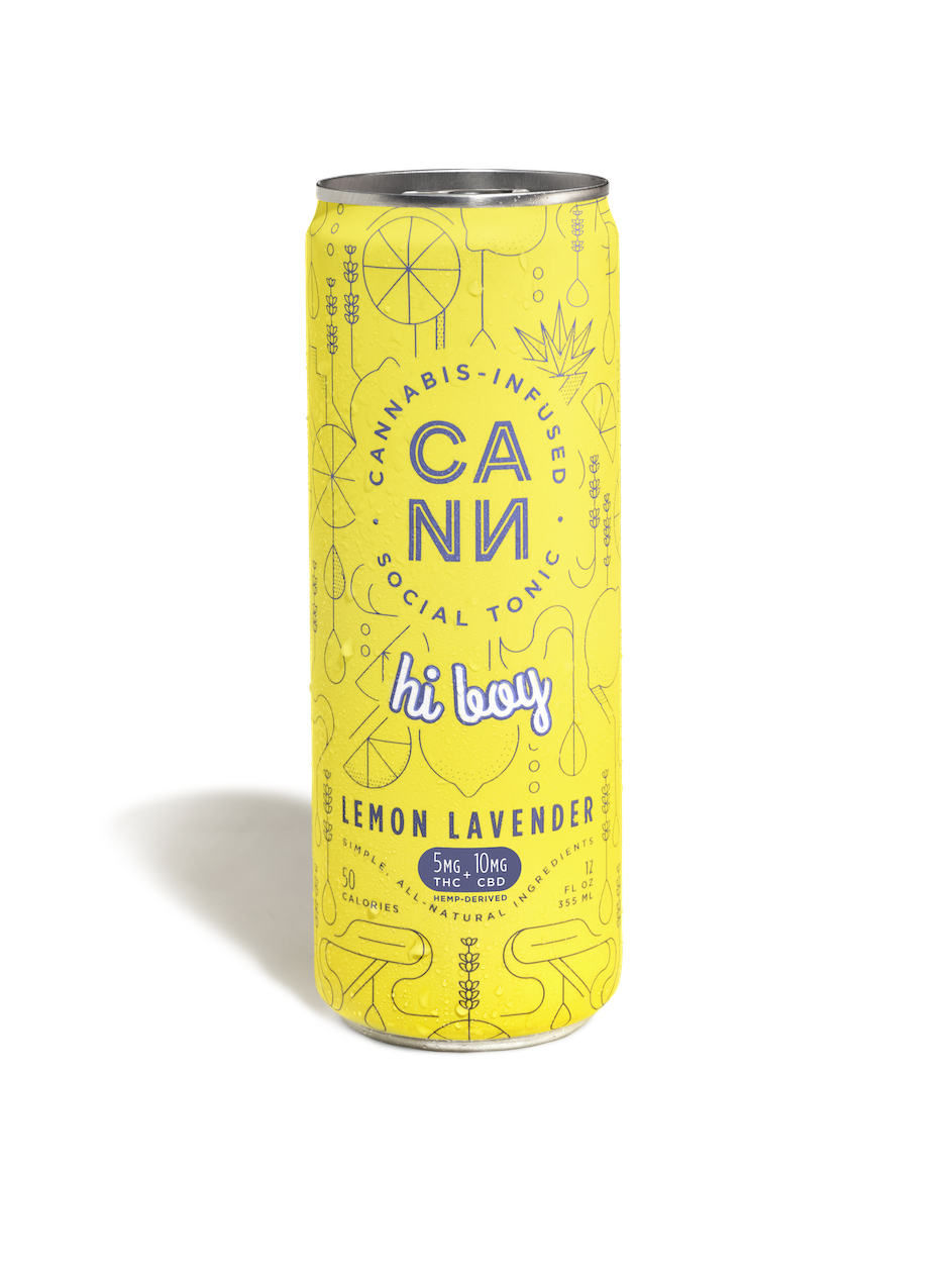 Cann THC Cann Hi Boy Lemon Lavender 5MG THC / 10MG CBD 4 can - Elevated ...
