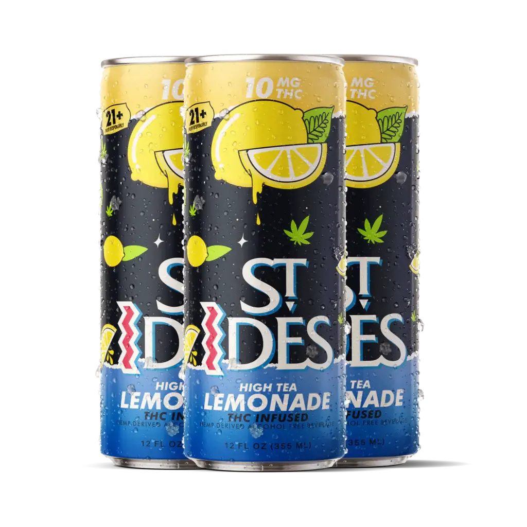St. Ides St Ides High Tea Lemonade 10MG THC 4 can - Elevated Beer Wine