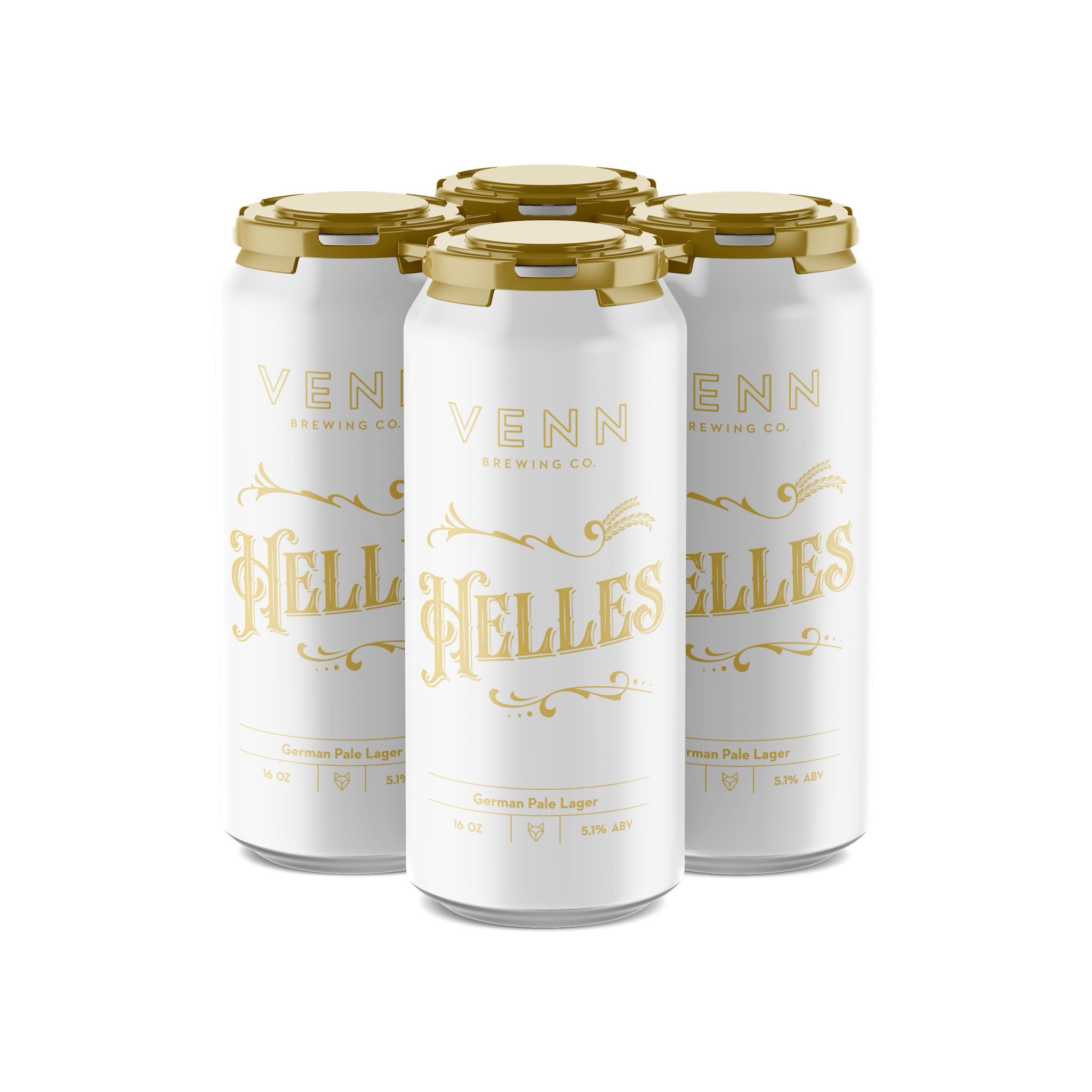 Venn Brewing Venn Brewing Helles 4 pack - Elevated Beer Wine
