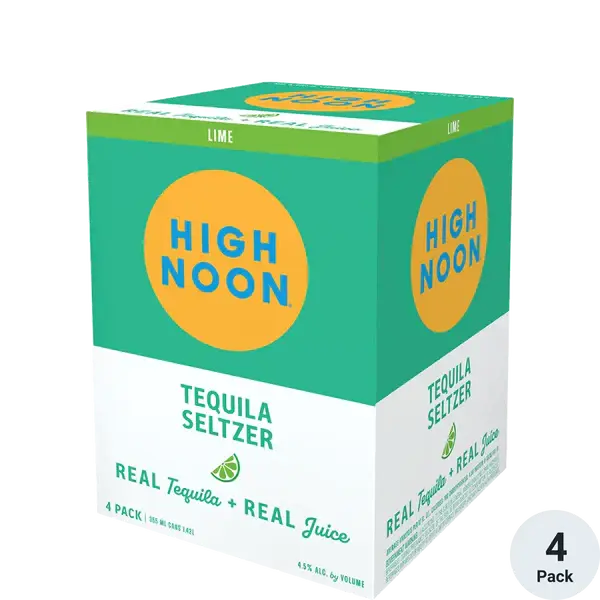 High Noon Sun Sips High Noon Tequila Lime 4 can - Elevated Beer Wine