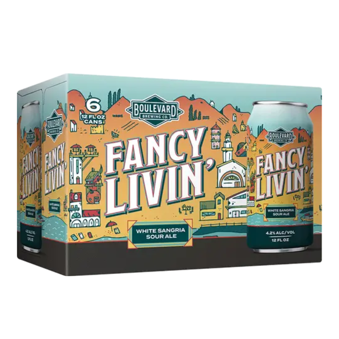 Boulevard Brewing Boulevard Fancy Livin' White Sangria Sour Ale 6 can ...