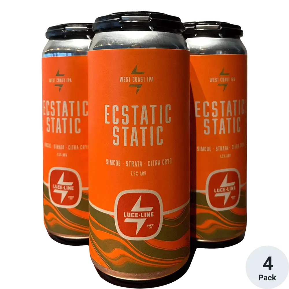 Luce Line Luce Line Ecstatic Static West Coast IPA 4 can - Elevated ...