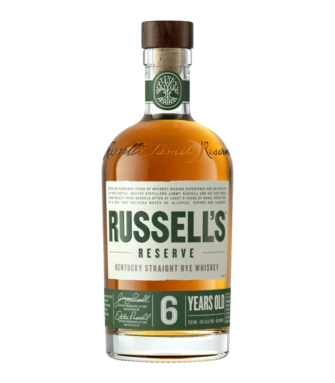 Russell's Russell's Reserve 6 Year Straight Rye 750ml - Elevated Beer Wine