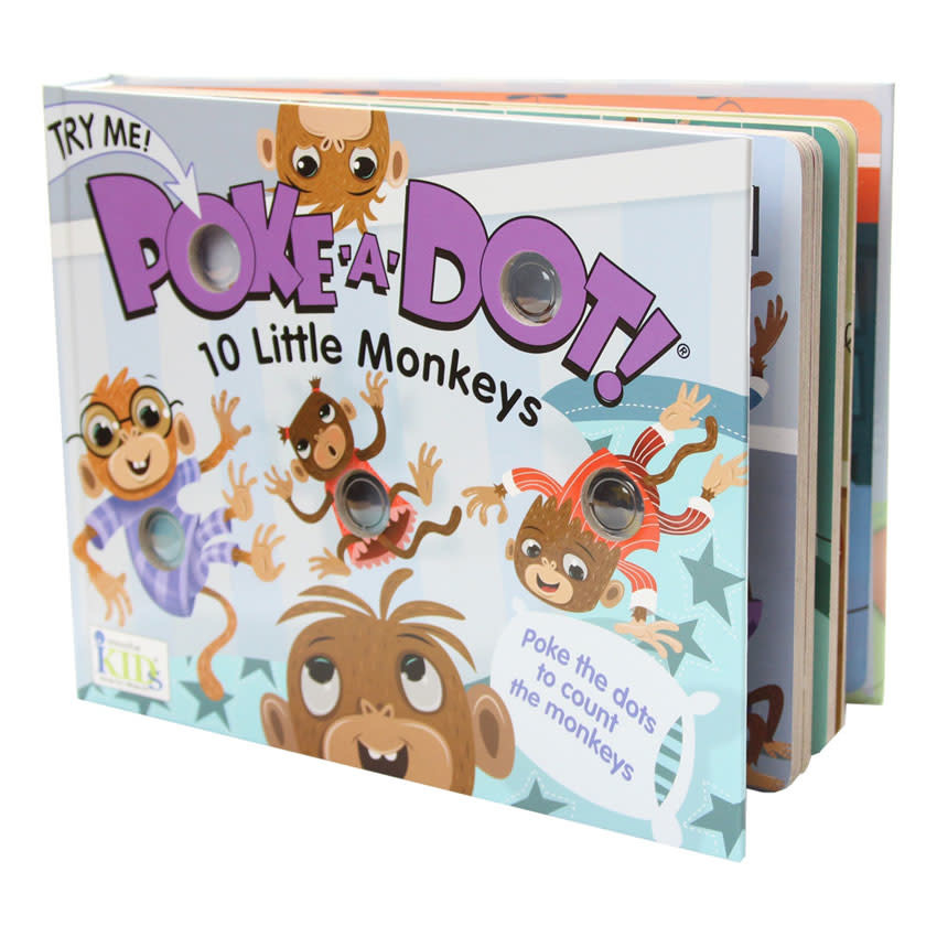 Poke-a-Dot: 10 Little Monkeys - Pow Science LLC