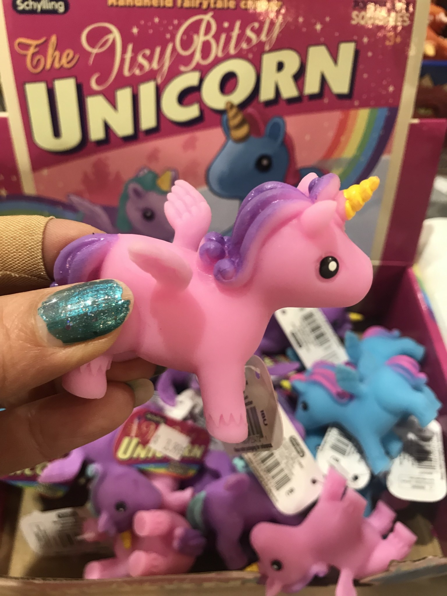Schylling Toys Novelty Itsy Bitsy Unicorn (2") - Pow Science LLC