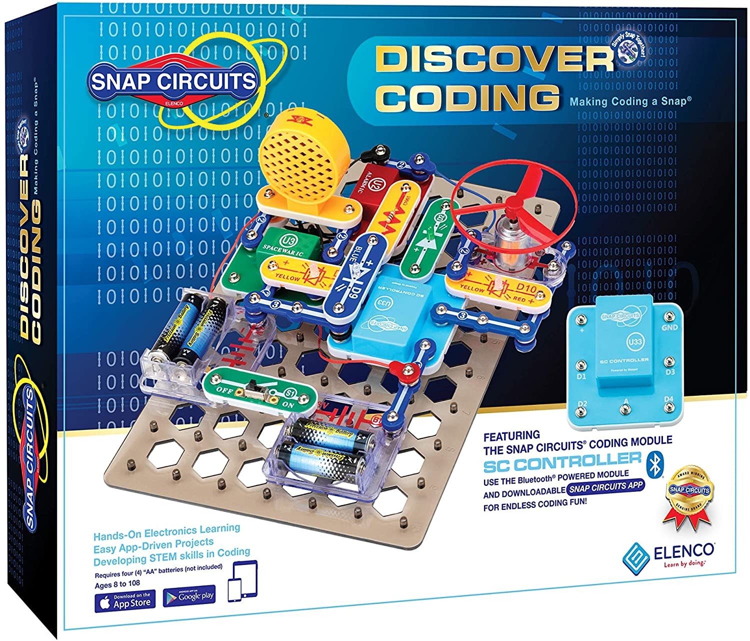 Science Kit Snap Circuits - Discover Coding - Pow Science LLC