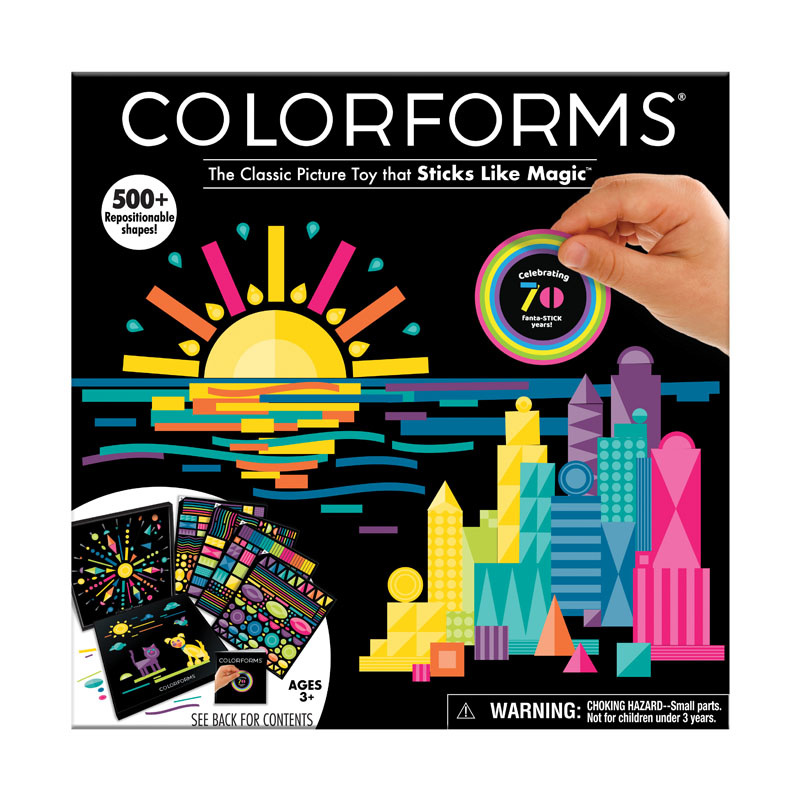 Craft Kit Retro Colorforms 70th Anniversary Set - Pow Science LLC