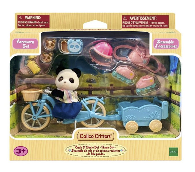 Calico Critters Calico Critters Cycle & Skate Panda Girl - Pow Science LLC