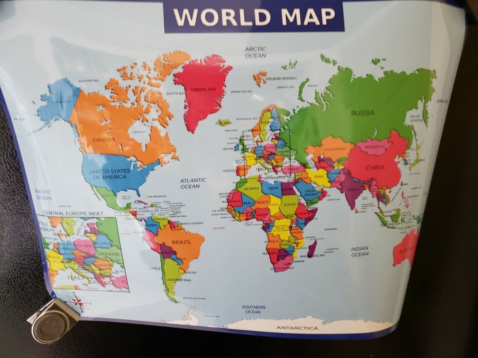 Waypoint Geographic Chart Interactive World Map - Pow Science LLC