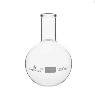 Supertek Scientific Flask Round Bottom 1000 mL - Pow Science LLC