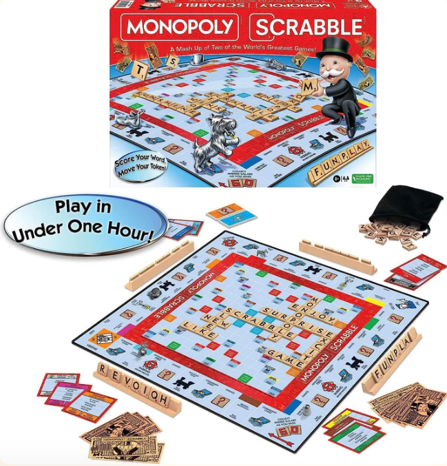 Winning Moves Game Monopoly Scrabble - Pow Science LLC