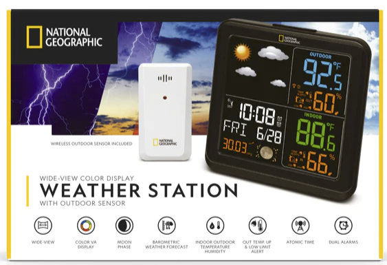 National Geographic National Geographic Weather Station LED - Pow ...