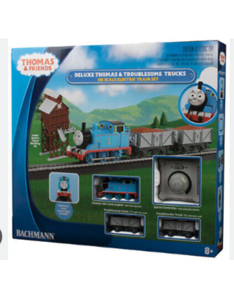 Bachmann HO Dlx Thomas & the Troublesome Trucks Freight Set - Pow ...