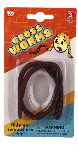 Novelty Fake Worm - Pow Science LLC