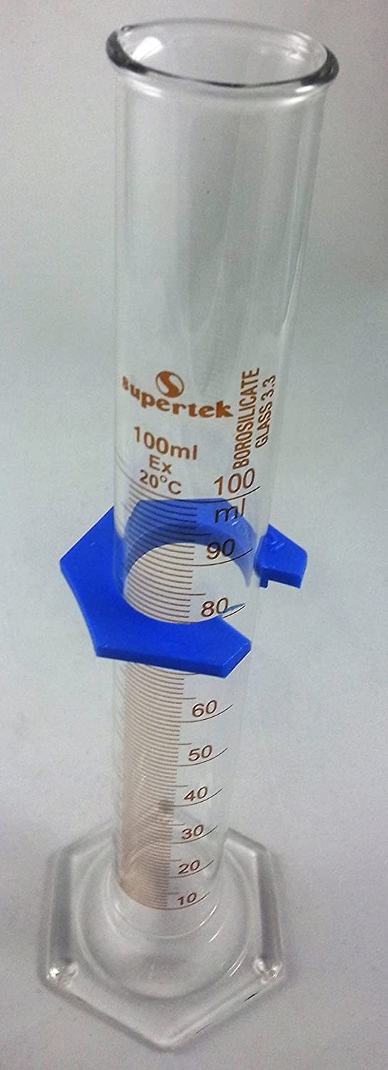 Supertek Scientific Scientific Labware Glass Graduated Cylinder 100 mL ...
