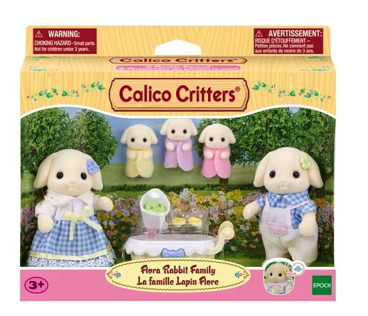 Calico Critters Flora Rabbit Family - Pow Science LLC