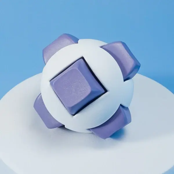 Strudel3D Keyboard Fidget Mechanical Stress Ball - Pow Science LLC