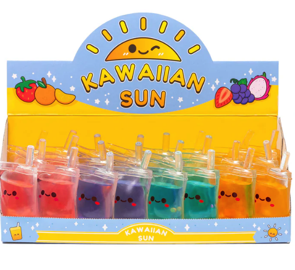 Kawaii Slime Company Kawaiian Sun Fruit Juice Squishy Sensory Toy - Pow ...