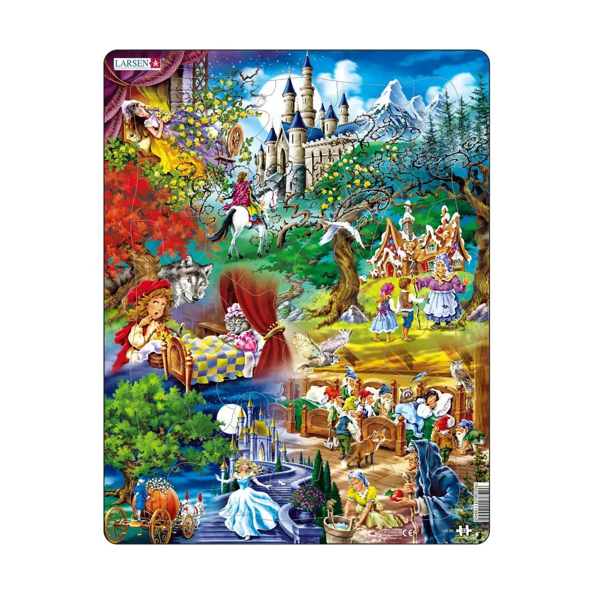 Springbok Puzzles Puzzle Grimm's Fairy Tales 33 pc - Pow Science LLC