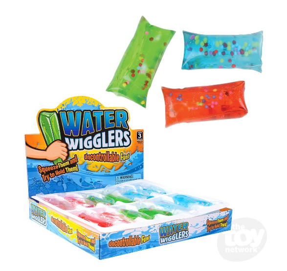 The toy network Confetti Water Wiggler mini 3" Assorted color (color ...