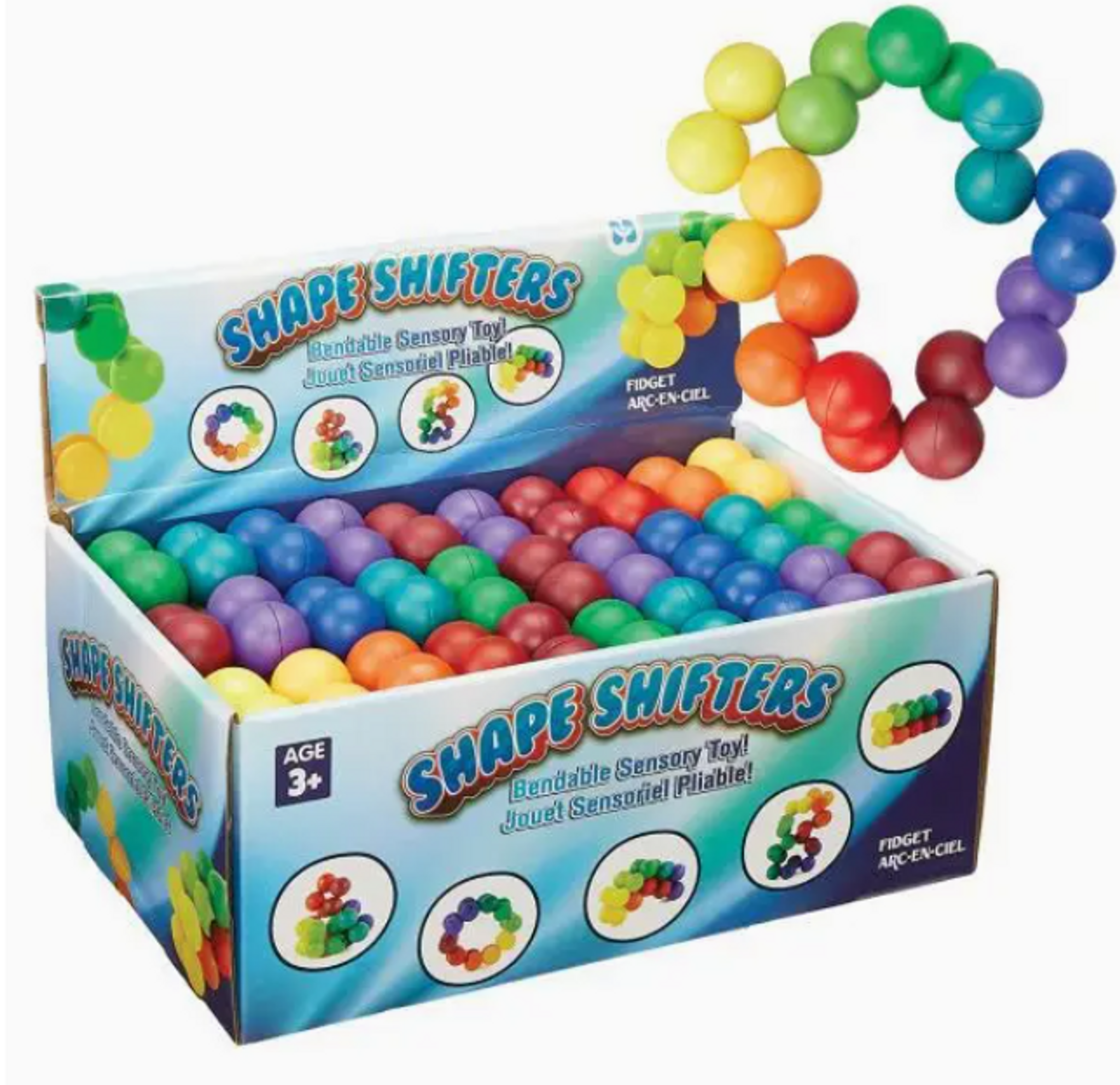 Handee Products Shape Shifters Rainbow Shapeable Balls - Pow Science LLC