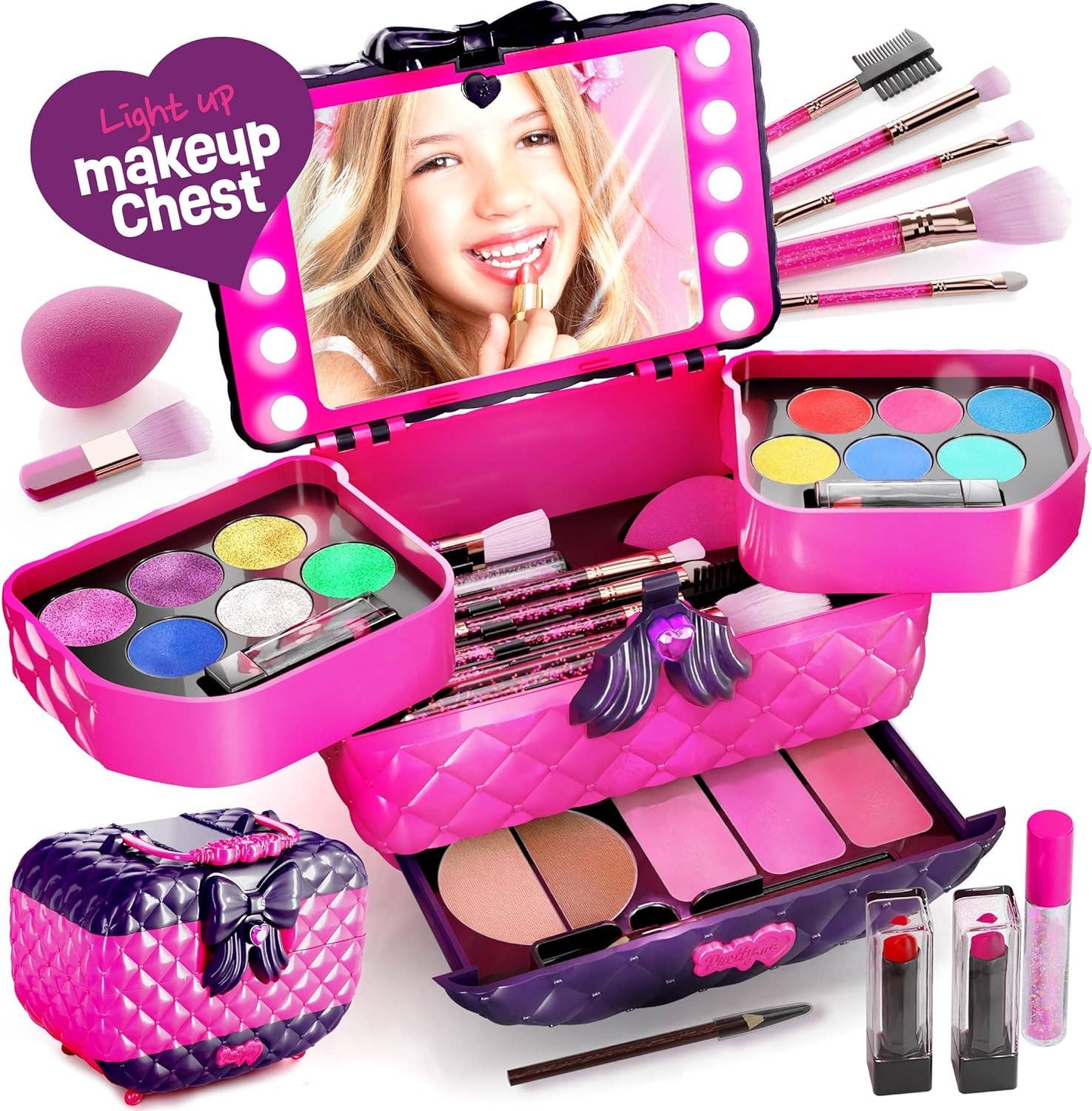 Dan&Darci Light Up Makeup Chest - Pow Science LLC