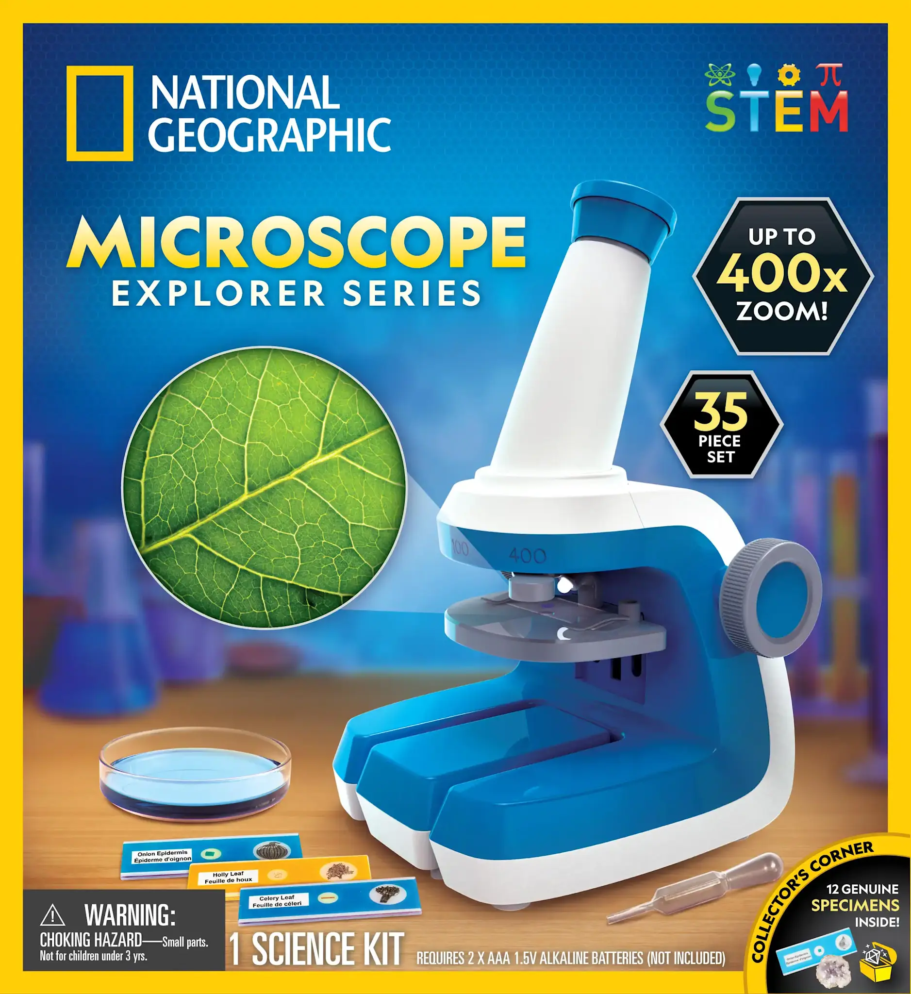 Blue Marble Explorer Series Microscope Map - Pow Science LLC