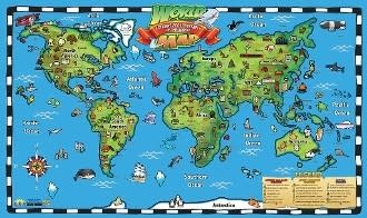 Wonders and Landmarks of the World Interactive Map - Pow Science LLC