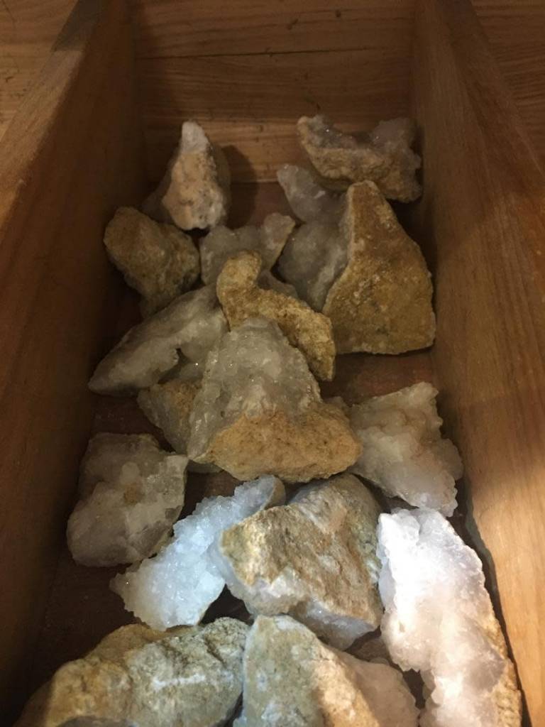 Squire Boone Village Rock/Mineral - Geode Cystoid Partial (Sizes and ...