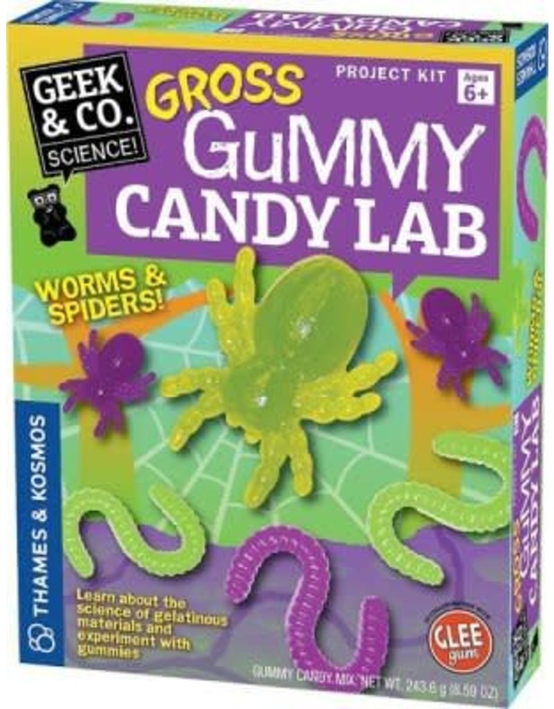 Thames & Kosmos Science Kit Gross Gummy Candy Lab: Worms and Spiders ...