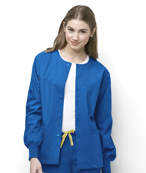 WonderWink Origins Delta Snap Front Jacket 8006 - CSE Mobility and Scrubs