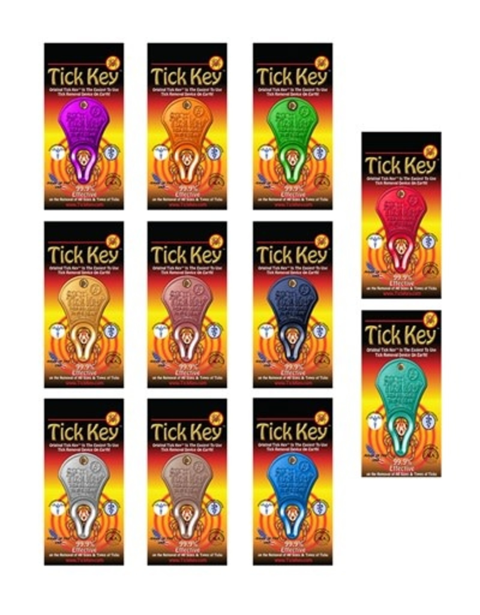 Tick Key - Assorted Colours - Bronson