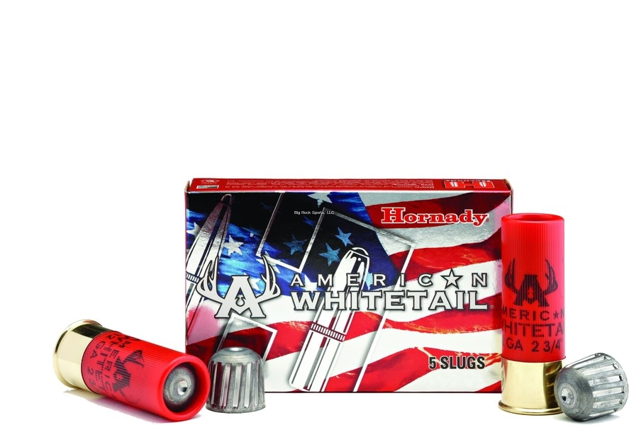 Hornady American Whitetail 12GA 2 3/4" 1oz Rifled Slugs - Bronson & Bronson