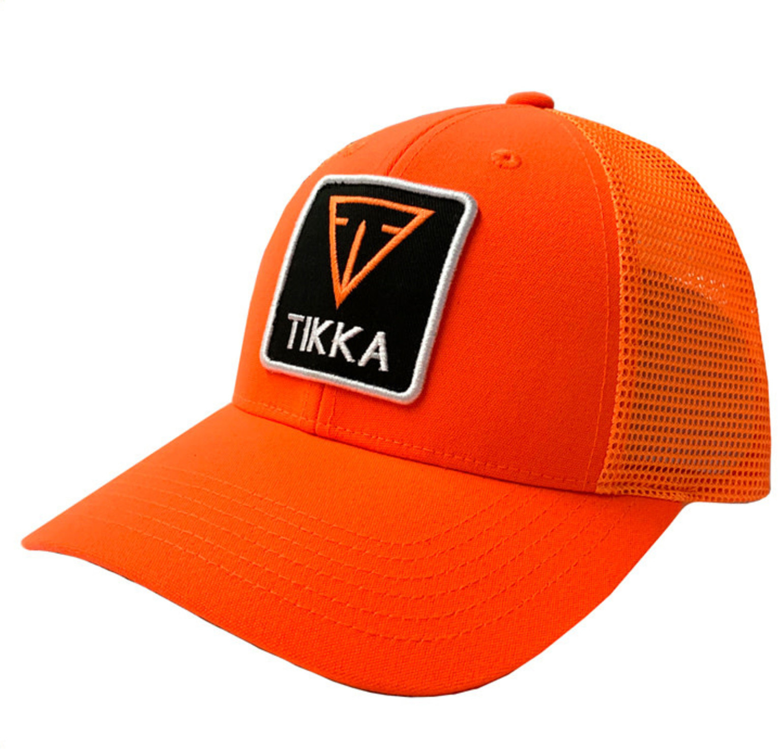 Tikka Trucker Hat Orange with Mesh One Size - Bronson & Bronson