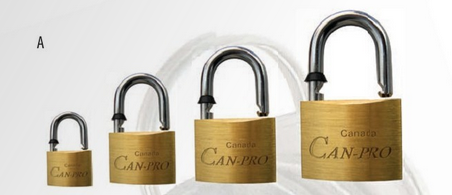 Single Brass Lock 20mm With 3 Keys - Bronson & Bronson