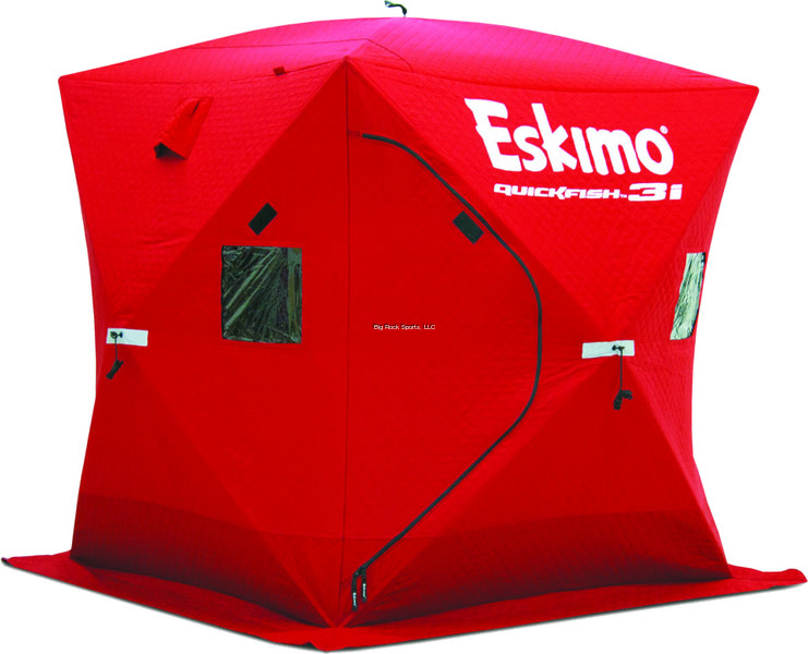 Eskimo 69445 Insulated Quick Fish 3 Pop Up Ice Shelter - Bronson & Bronson