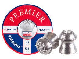 Crosman Premier Piranha Hollowpoint ,22 Cal. Pellets 14.3 Grain - 400 ...