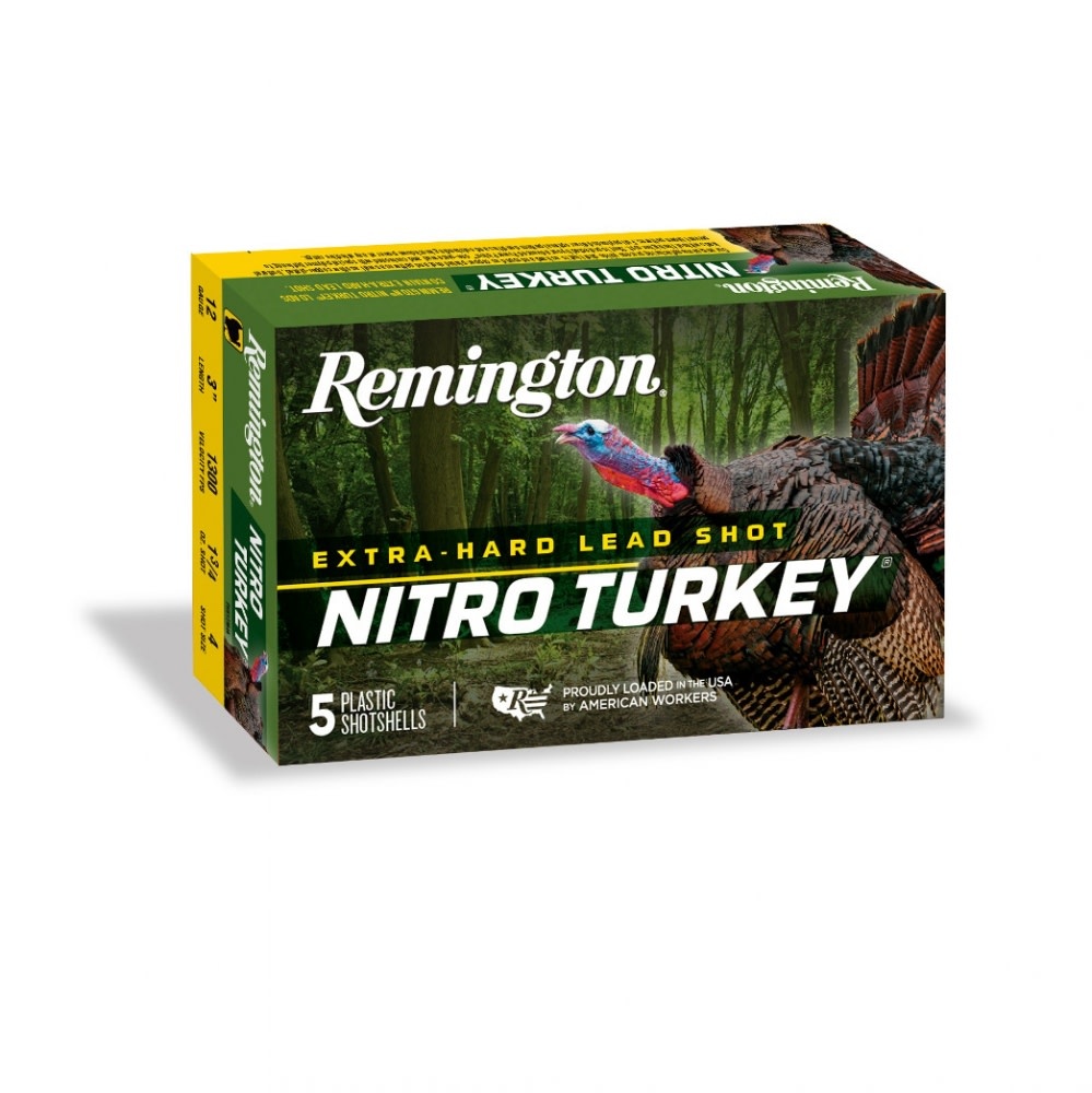 Remington 26690 Nitro Turkey Magnum Loads Shotshell 12 GA, 2-3/4, No. 4 ...
