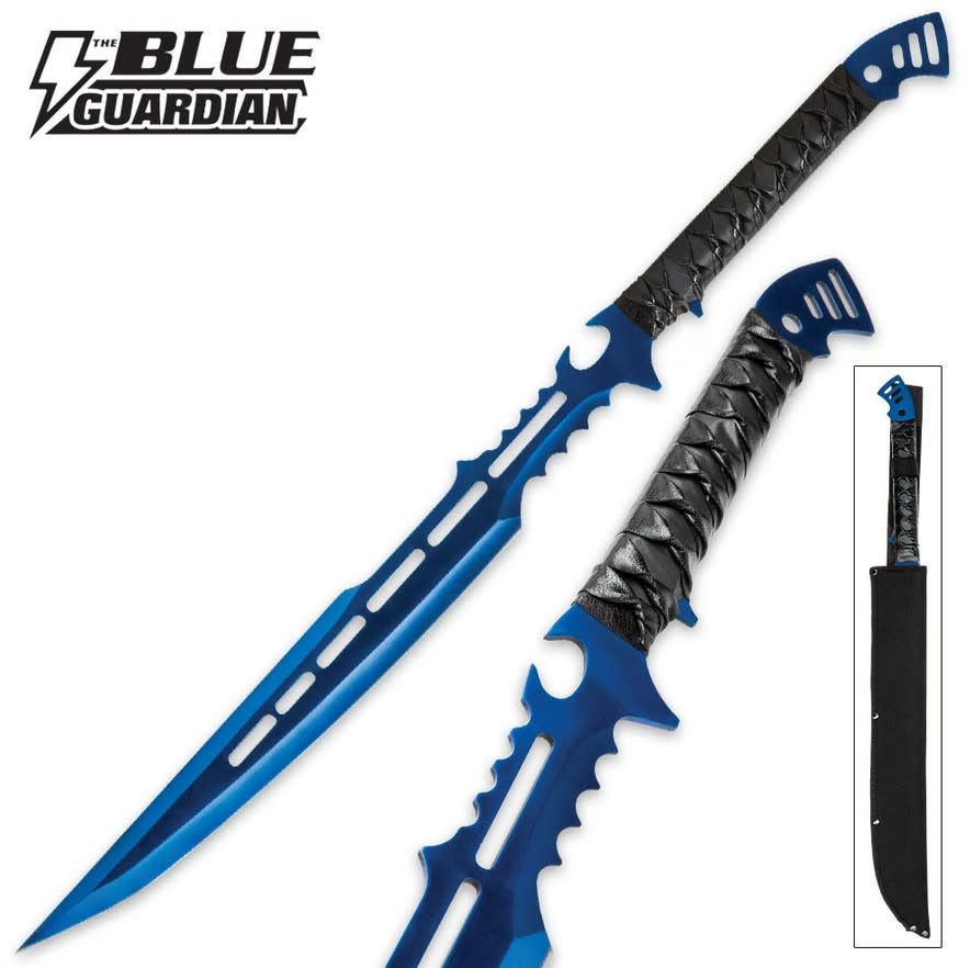 BK3365 Blue Guardian Fantasy Sword With Sheath - Bronson & Bronson