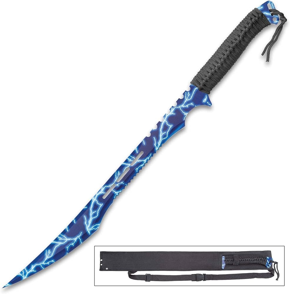 BK5002 Thunderbolt Tactical Ninja Sword With Sheath - Stainless Steel ...