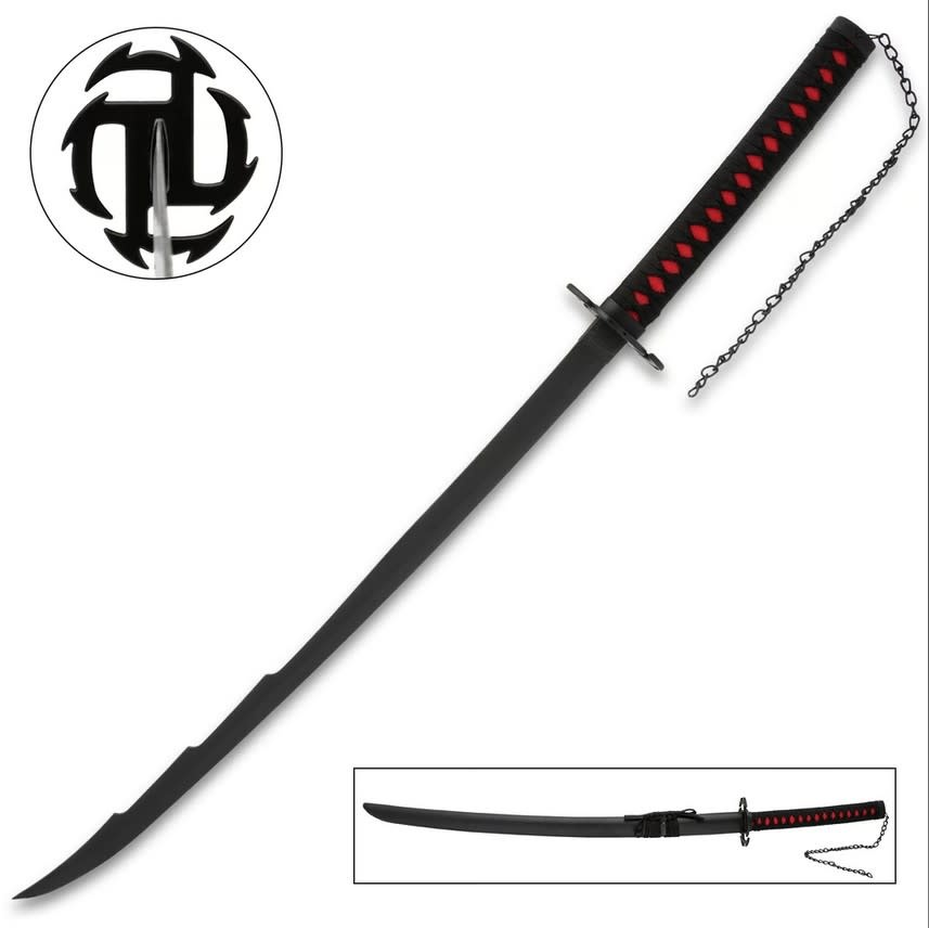 Kurosaki Ichigo's Tensa Zangetsu Anime Sword - 37" Replica, 25 1/4 ...
