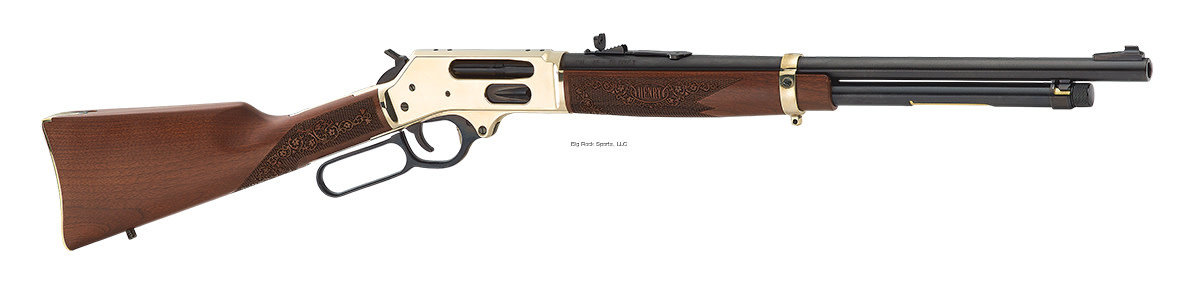 Henry H024-4570 Lever Action Rifle, 45-70, Side Gate, 19.8" Bbl, Brass ...