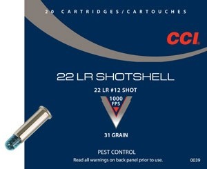 CCI 22LR SHOTSHELL 31GR 20/BX - Bronson & Bronson
