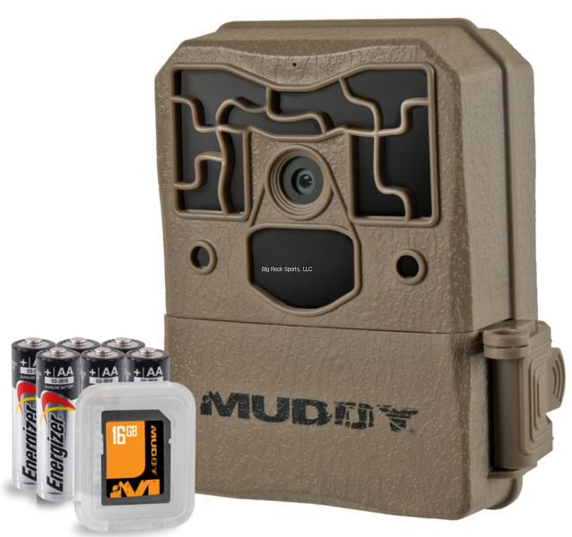Muddy MUD-MTC100KX Camera Combo, Batteries &16GB SD Card Incl,16 MP ...