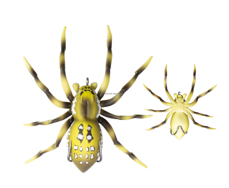 Lunkerhunt LSPIDER01 Phantom Spider Six Spot 2.25", 1/2oz Size 3/0 Hook ...