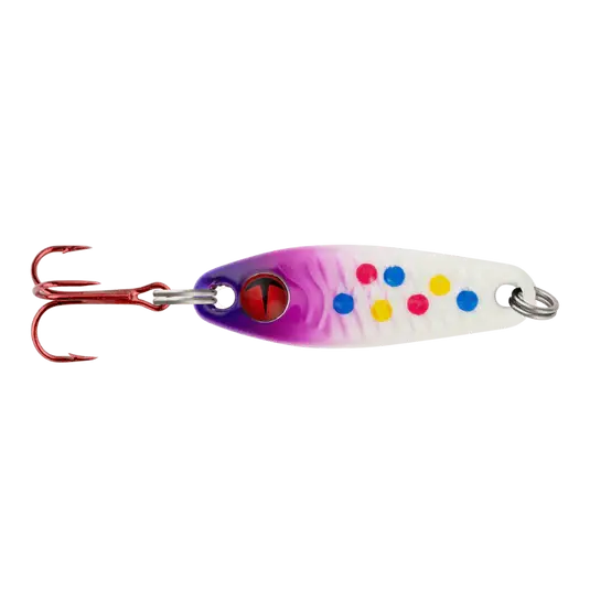 Northland Tungsten Buckshot Spoon 1/8 oz Super Glo Purple Wonder ...
