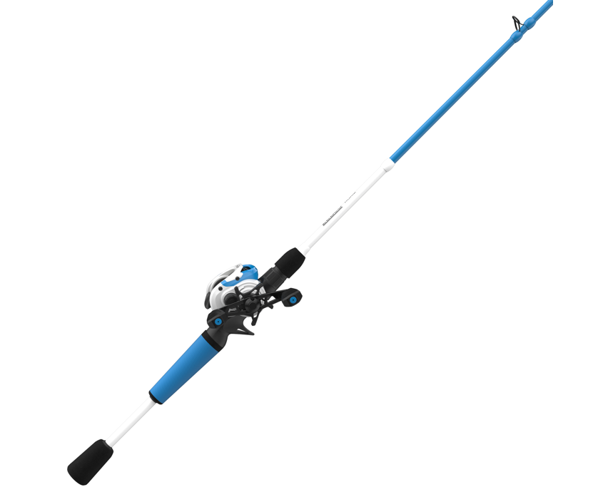 Zebco Roam Blue 6'6" Medium-Heavy Right Hand Baitcast Combo - Bronson ...