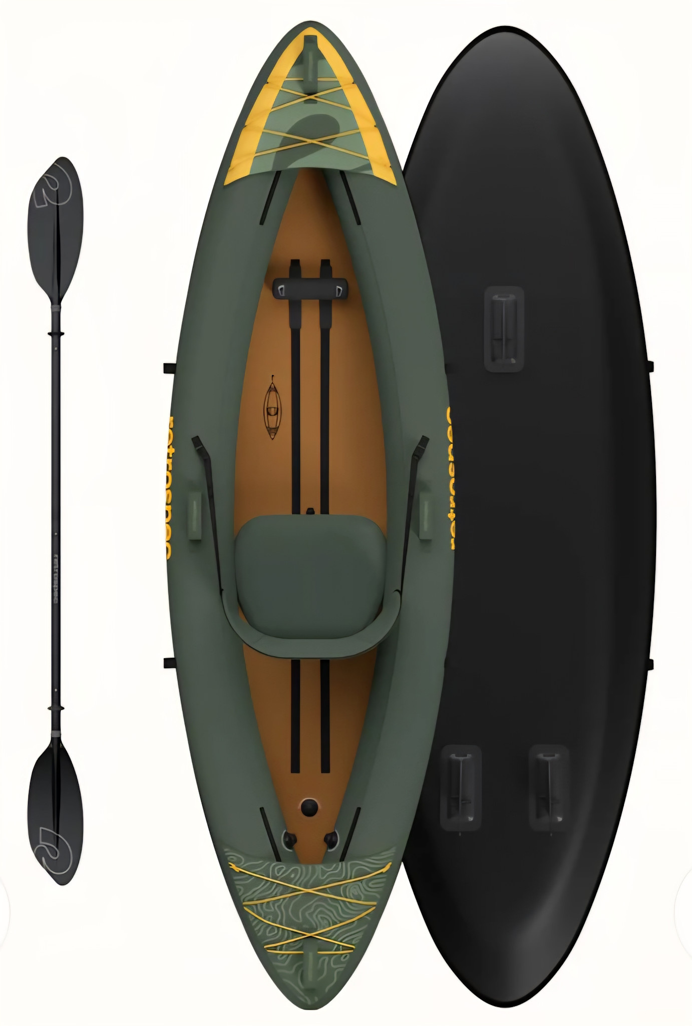 Retrospec Retrospec Coaster Inflatable Kayak 1-person Wild Spruce ...