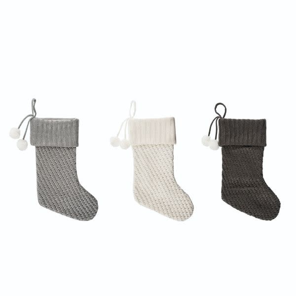 Knitted Winter Stocking - Rustic Roots